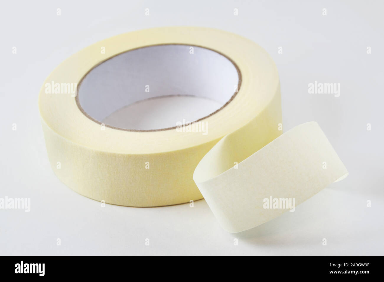 Sticky paper tape Stock Photo - Alamy
