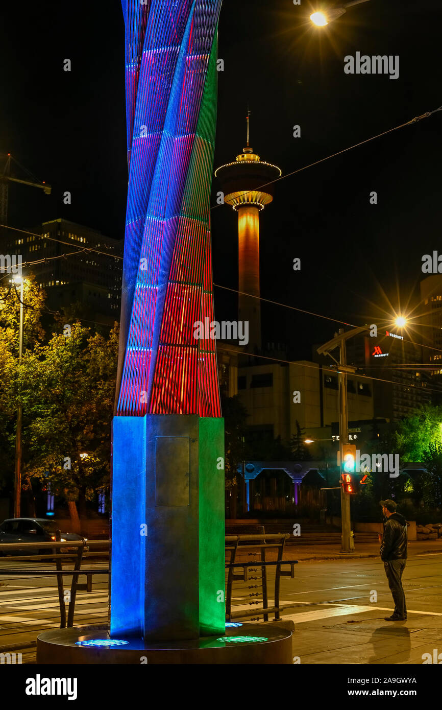 Canada calgary calgary tower hi-res stock photography and images - Alamy