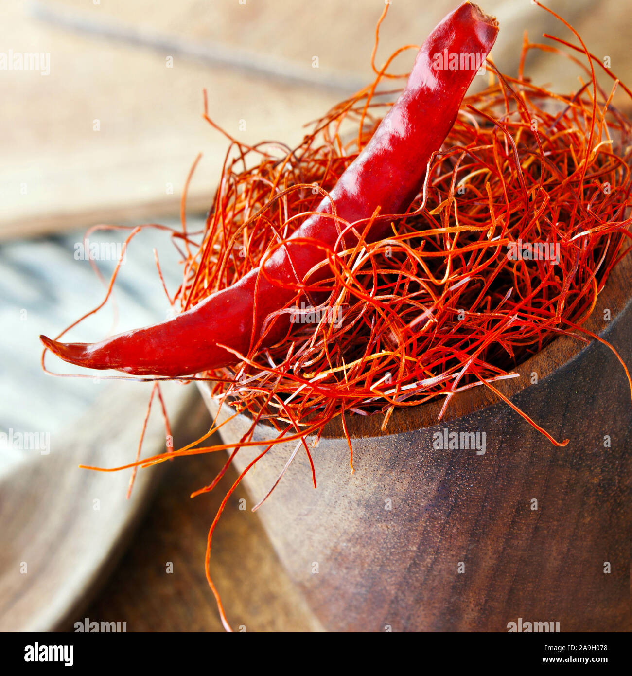 Red chili pepper and threads Stock Photo - Alamy
