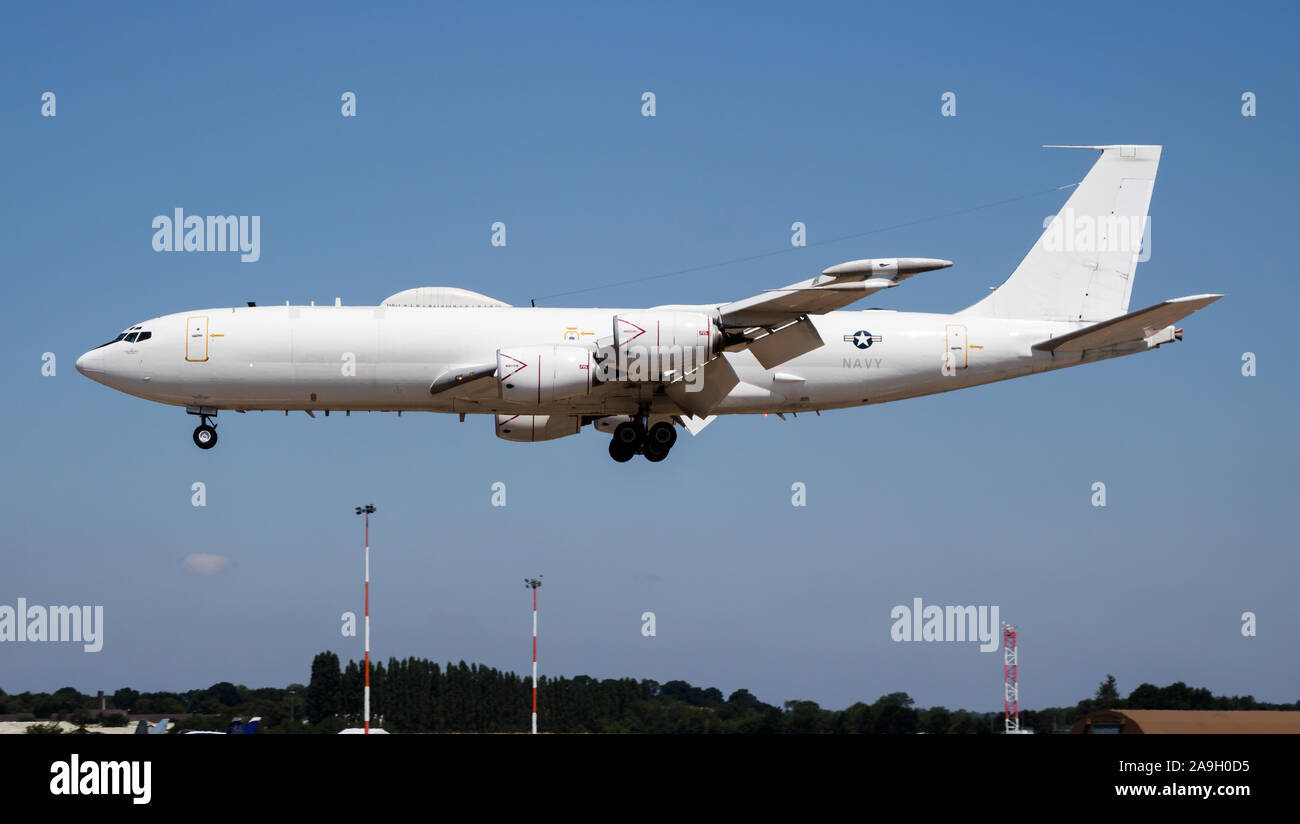 FAIRFORD / UNITED KINGDOM - JULY 11, 2018: United States Navy Boeing E ...