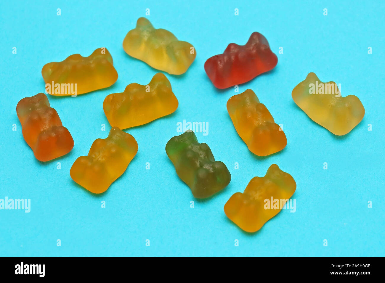 Blue jelly food hi-res stock photography and images - Alamy
