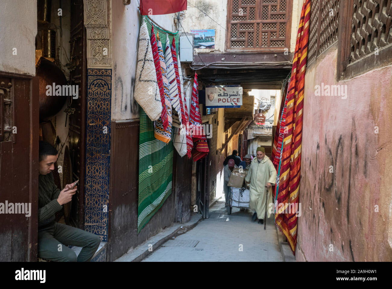 Morocco police station hi-res stock photography and images - Alamy