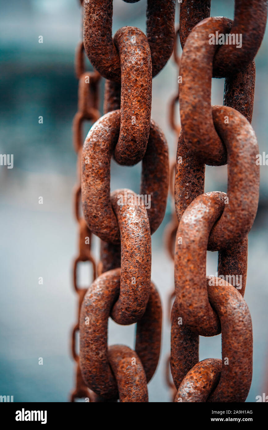 Rusted Chains High Resolution Stock Photography and Images - Alamy