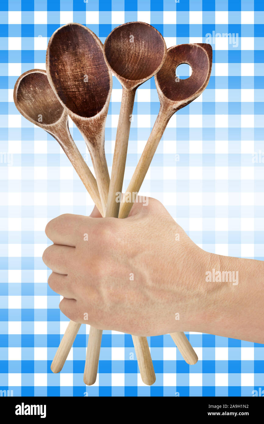 Hold spoons hi-res stock photography and images - Alamy