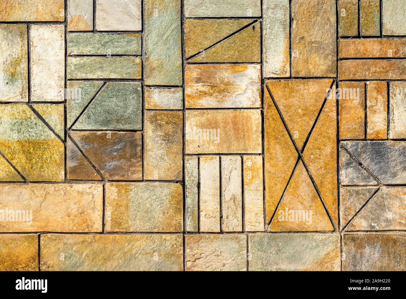 Background. Wall with different rectangles. Ornament background ...