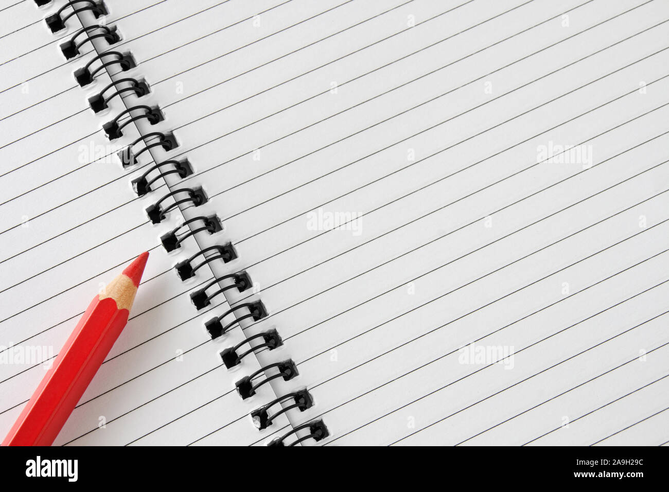 Red pencil and paper background Stock Photo - Alamy