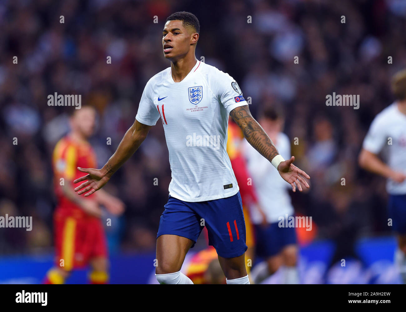 Marcus Rashford Celebrates Scoring His Goal To Make It (5 0), England ...