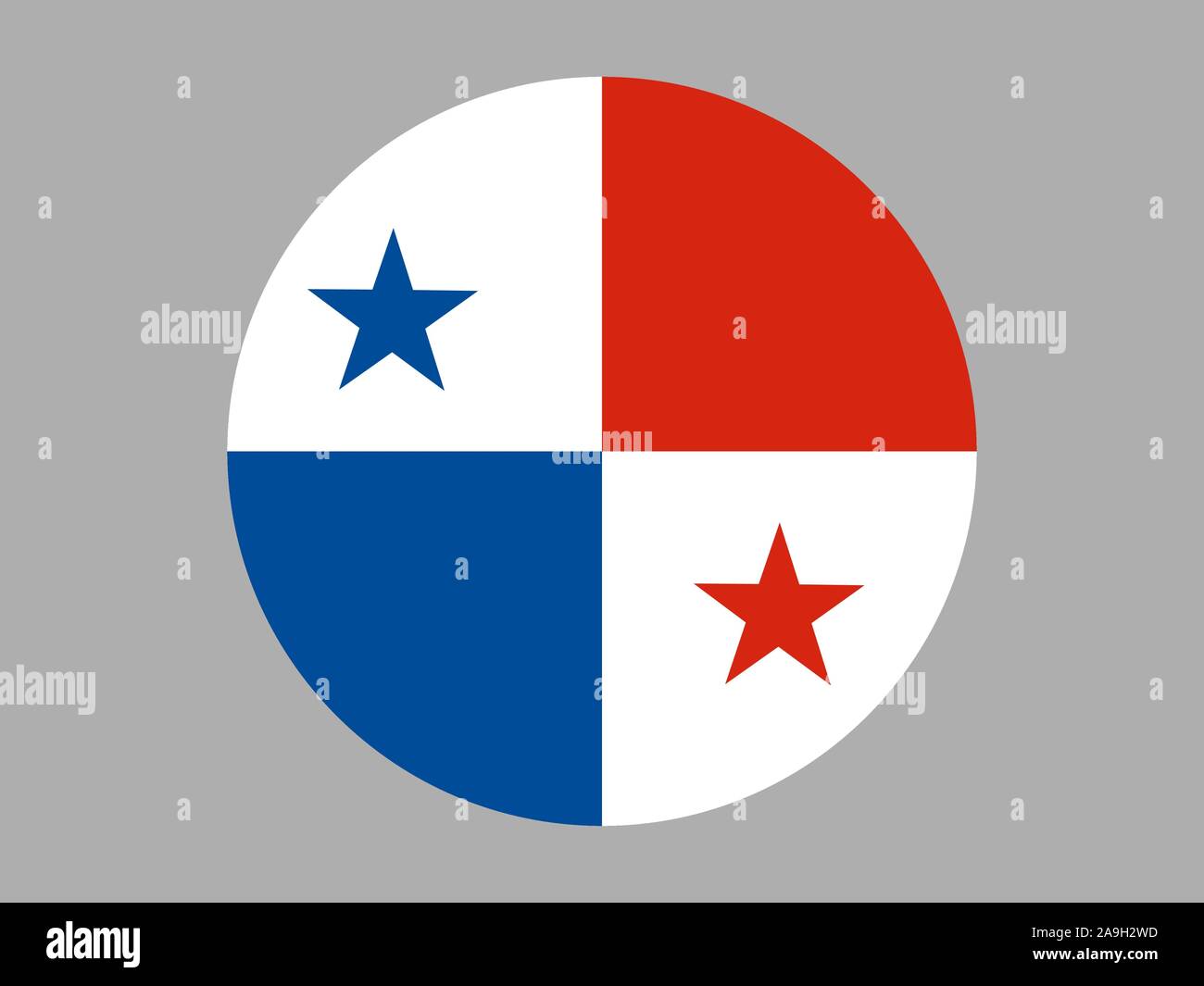 Beautiful national flag of Republic of Panama. original colors and ...