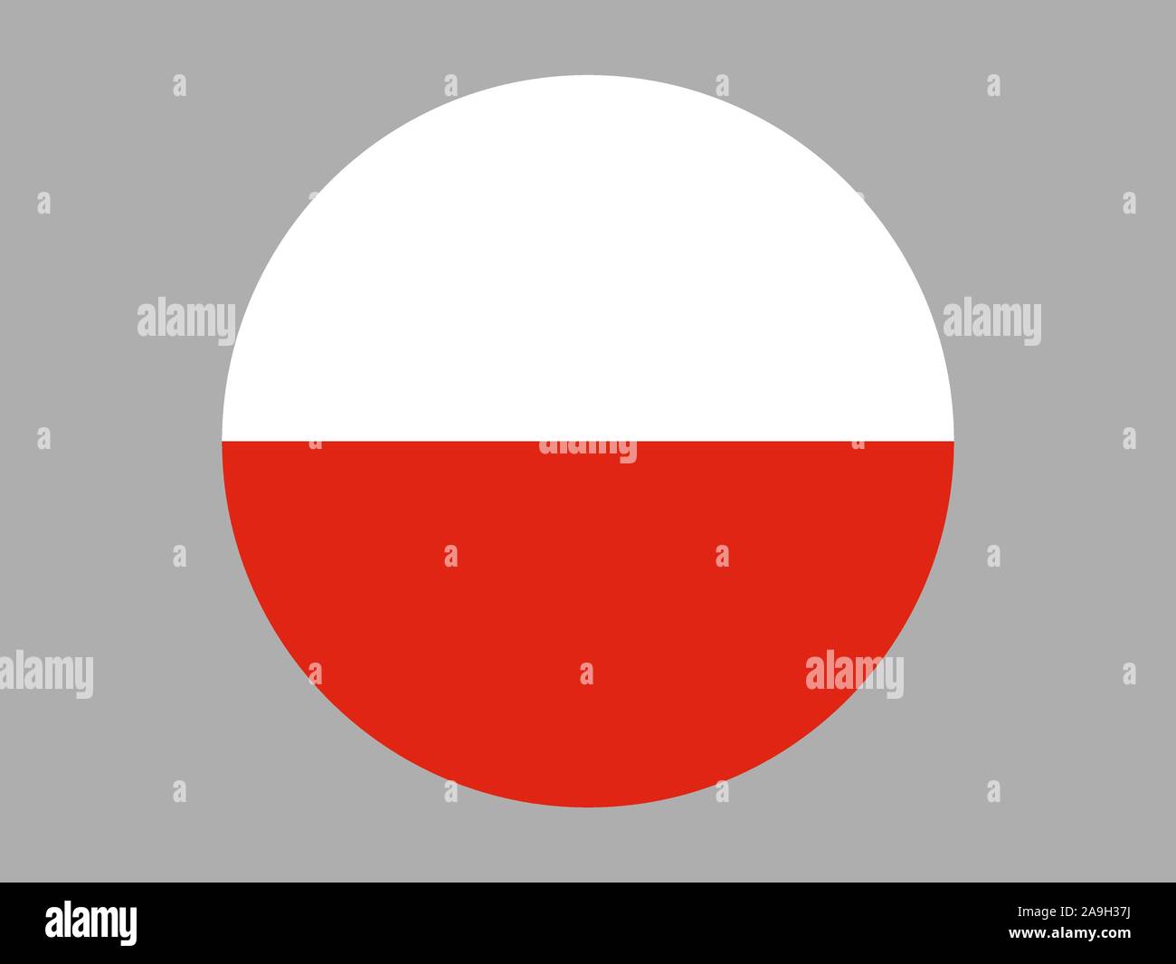 Beautiful national flag of Republic of Poland. original colors and ...