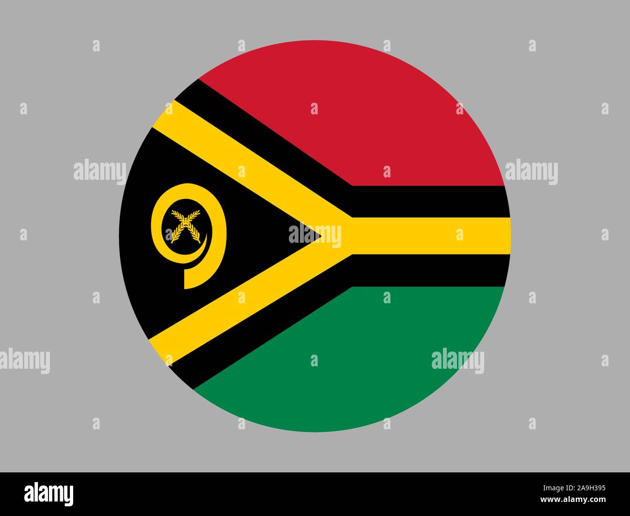 Beautiful national flag of Republic of Vanuatu, original colors and ...