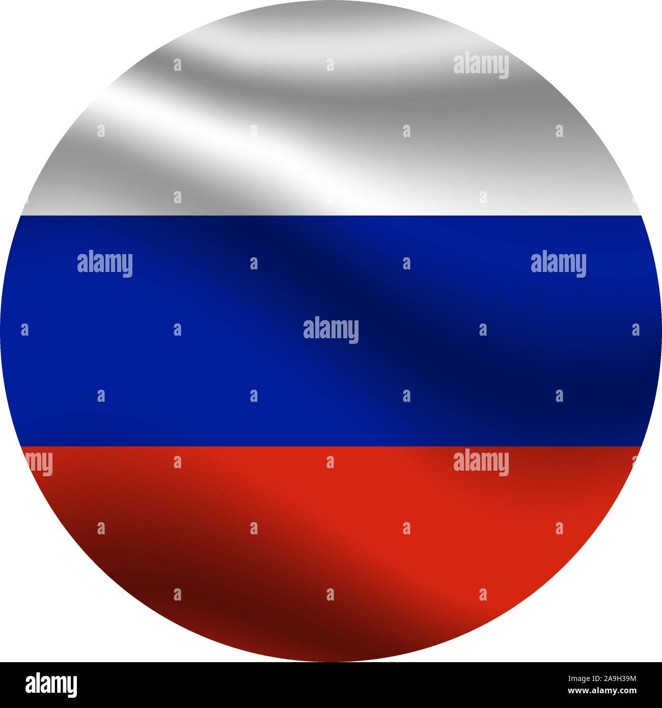 Beautiful national flag of Russian Federation. original colors and ...