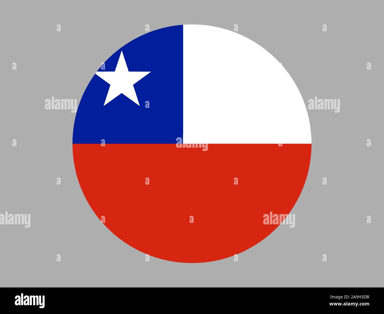 National flag of Republic of Chile. original colors and proportion ...