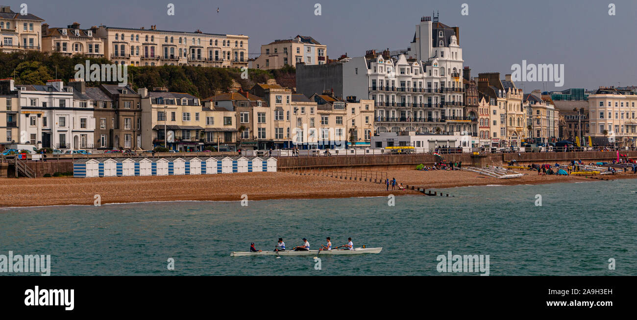 St Leonards View from the Pier Stock Photo - Alamy