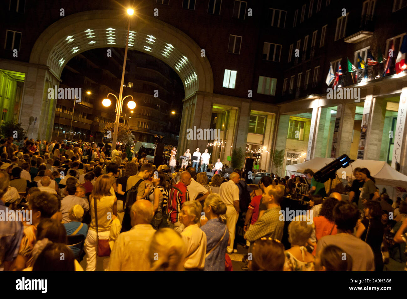 Budapest, Street Party Stock Photo - Alamy