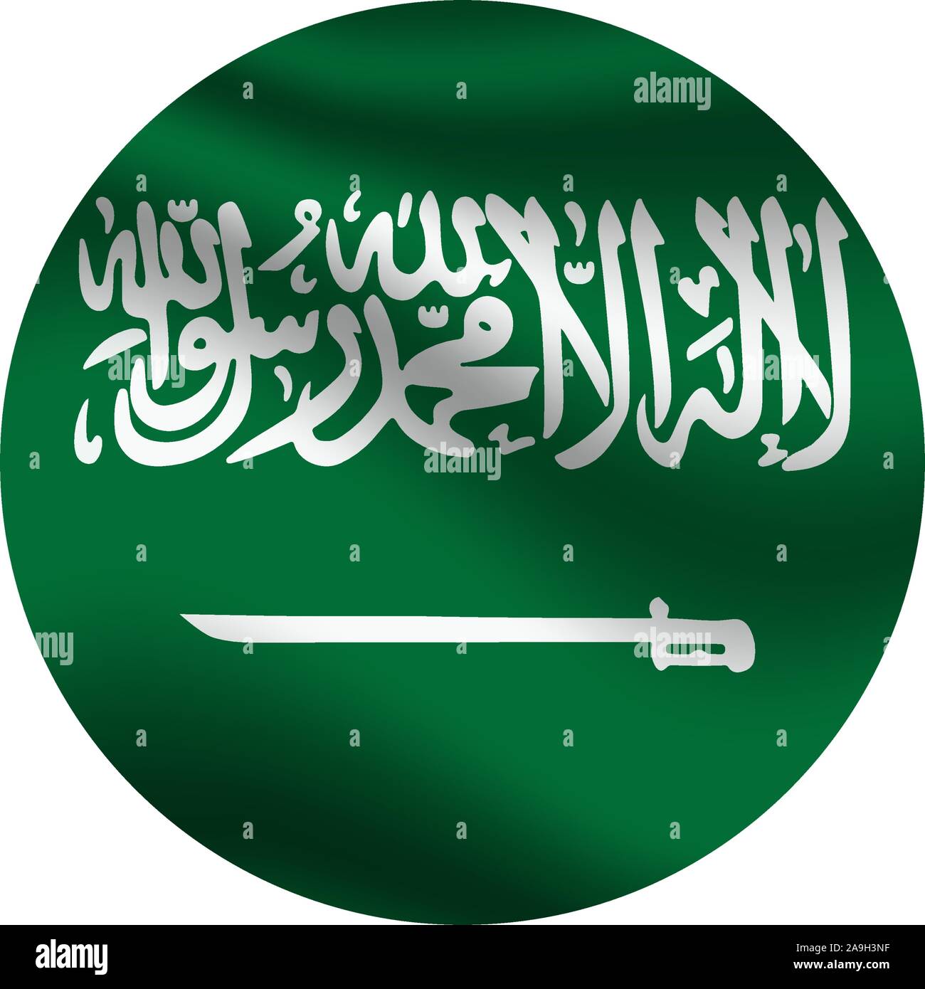 Beautiful national flag of Kingdom of Saudi Arabia. original colors and ...