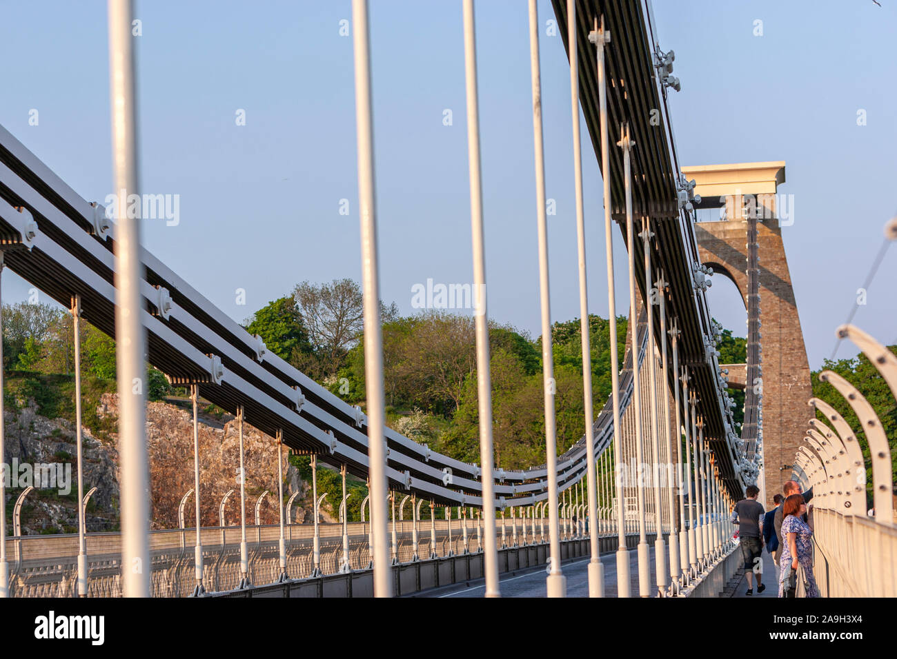 Clifton Suspension Bridge over Avon Gorge, built to a design by William ...