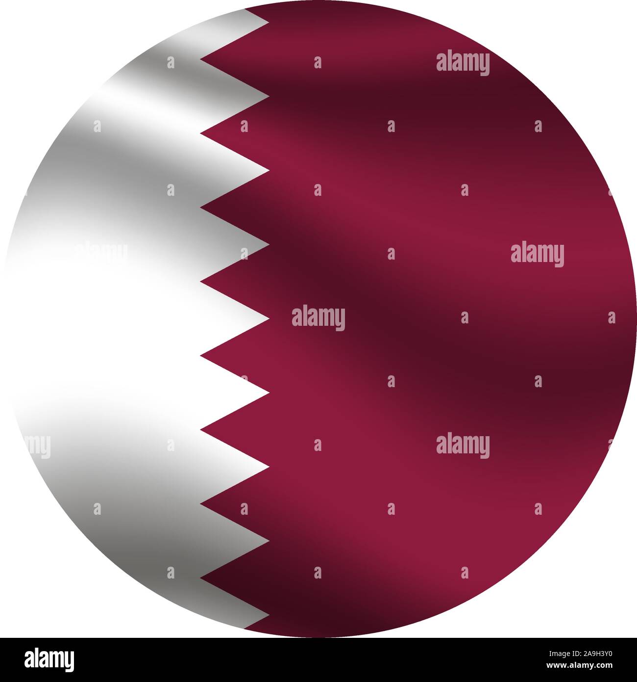 Beautiful national flag of State of Qatar . original colors and ...