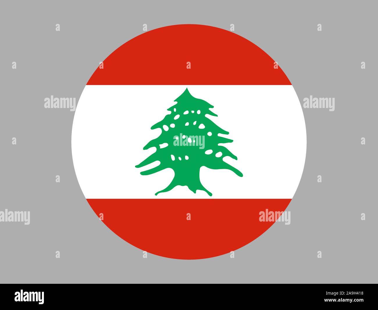 National flag of Lebanese Republic. original colors and proportion ...