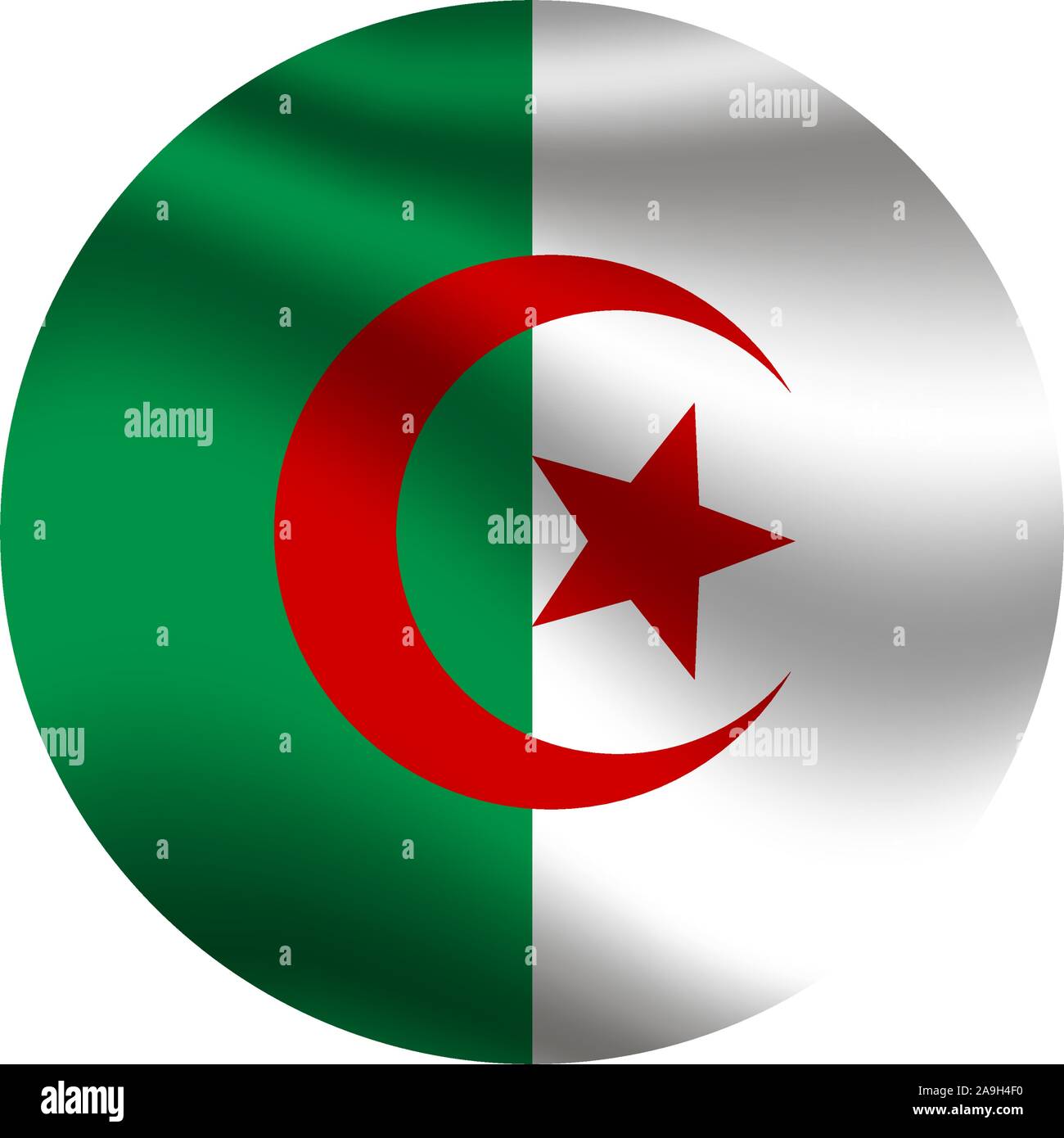 National flag of Peoples Democratic Republic of Algeria. original ...