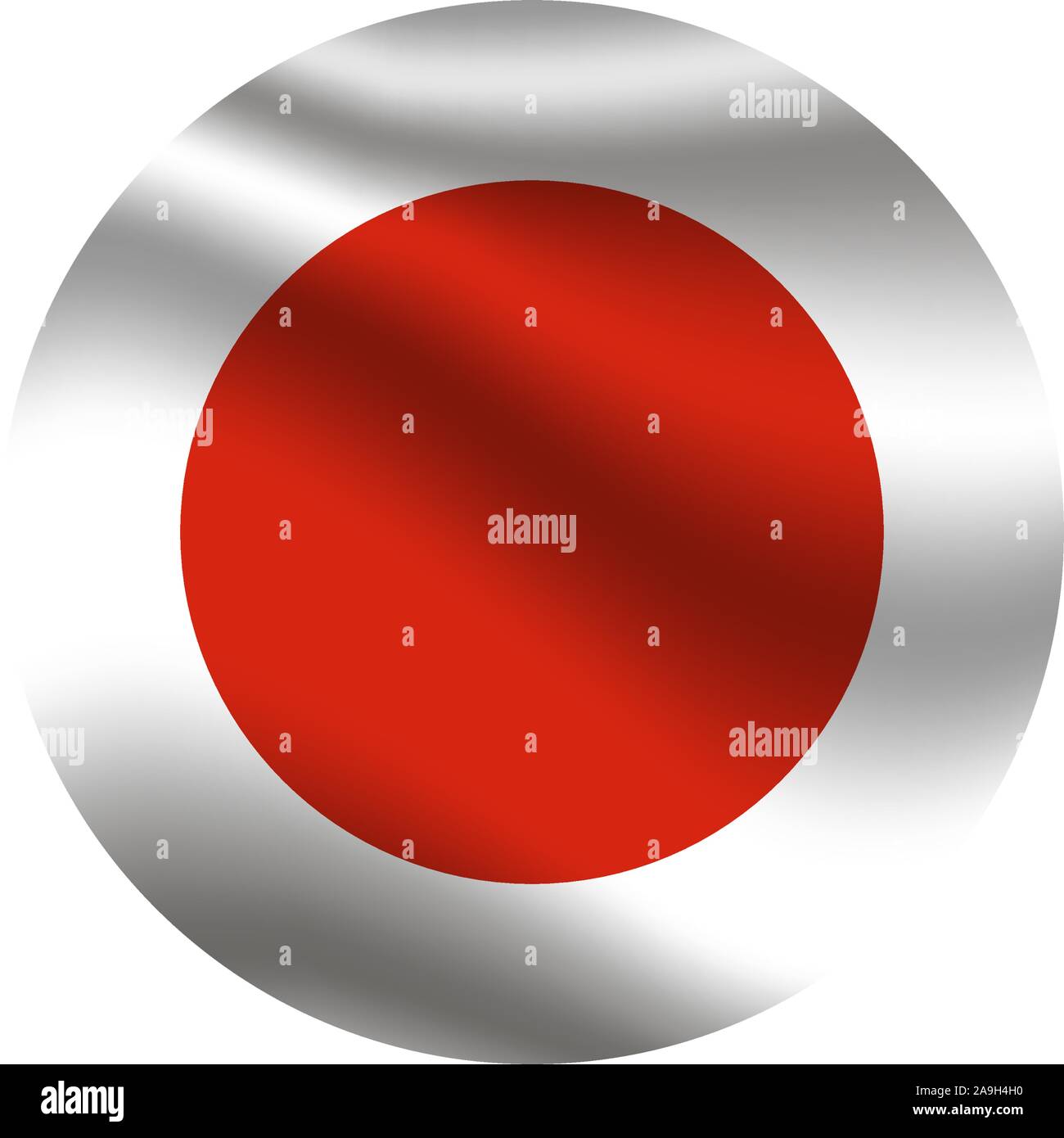 National flag of Japan . original colors and proportion. Simply vector ...