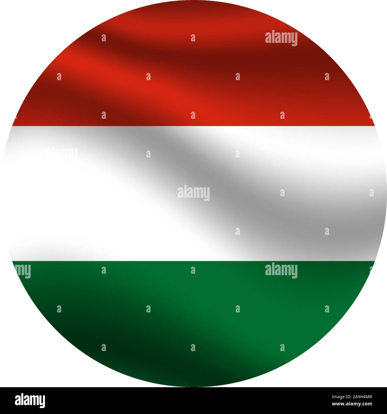 National flag of Hungary. original colors and proportion. Simply vector ...