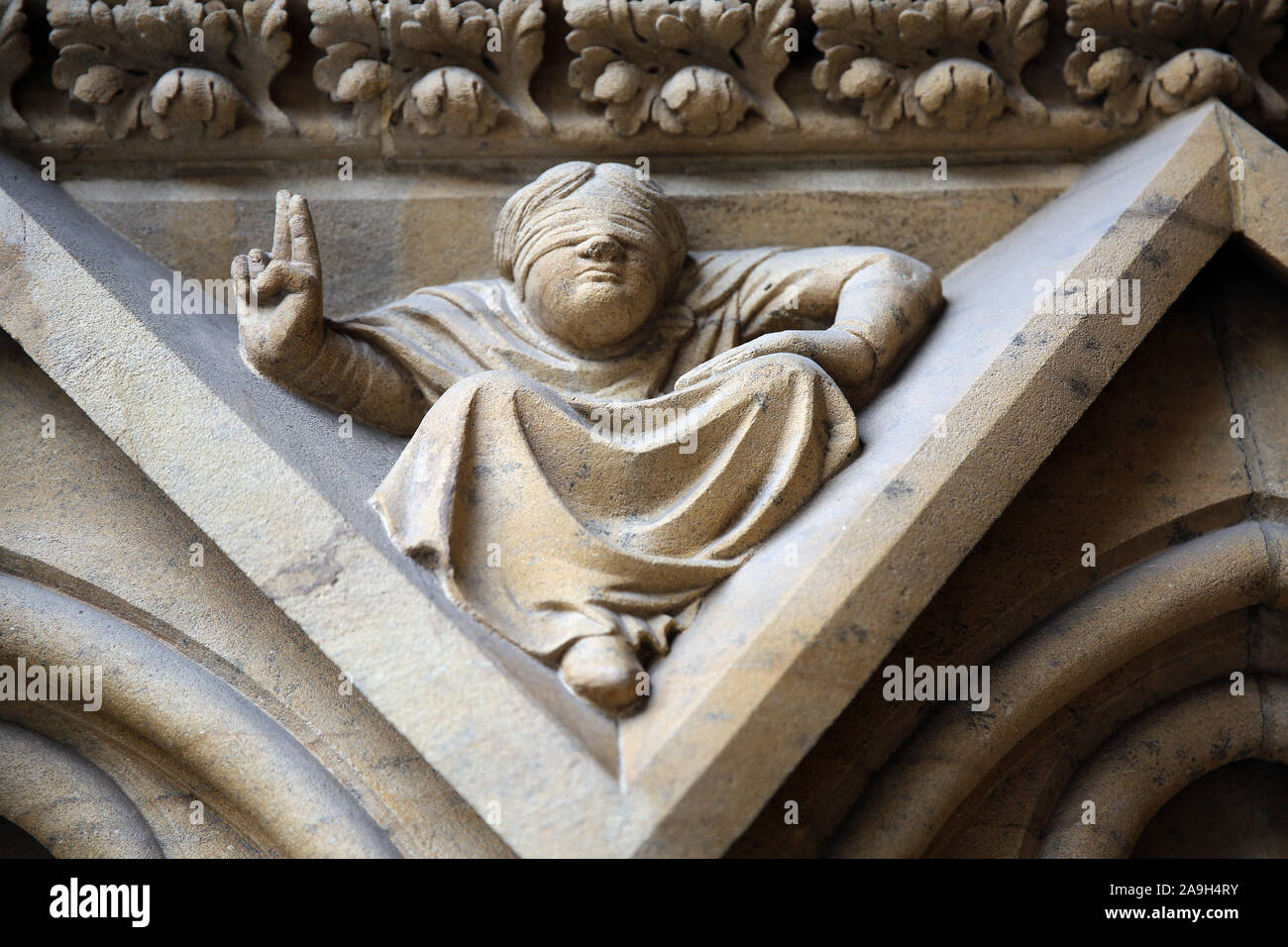 Metz cathedral religion statue hi-res stock photography and images - Alamy
