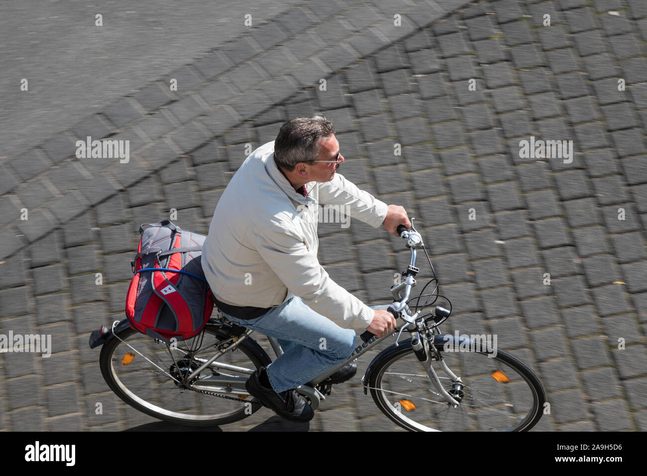 Aerial bicycle bike cycling hi-res stock photography and images - Alamy