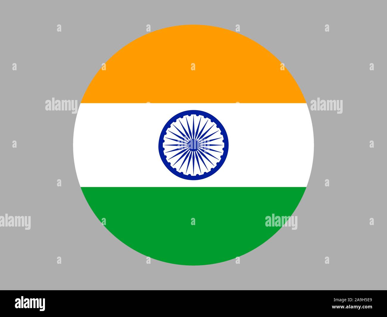 National flag of Republic of India. original colors and proportion ...