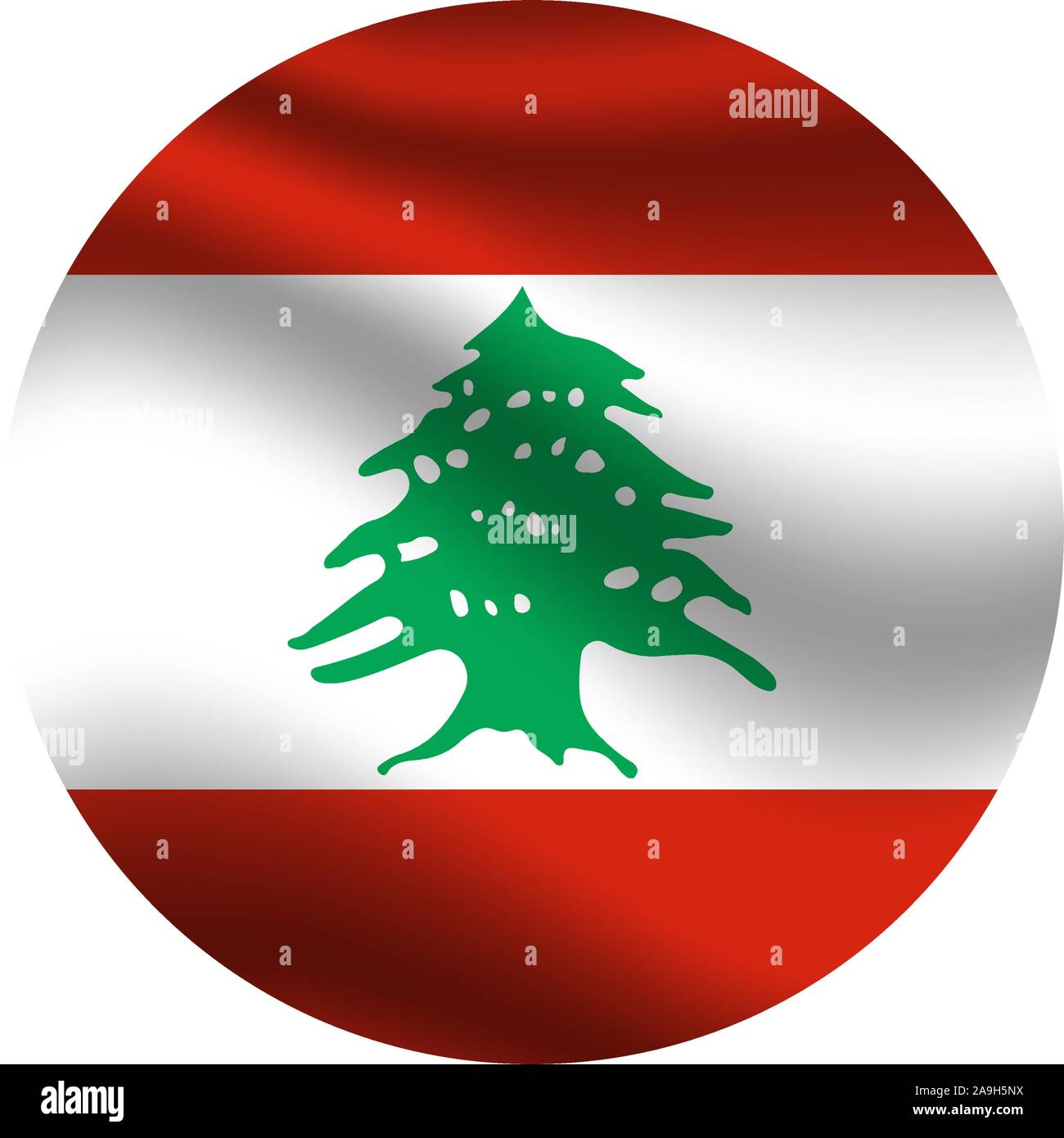 National flag of Lebanese Republic. original colors and proportion ...