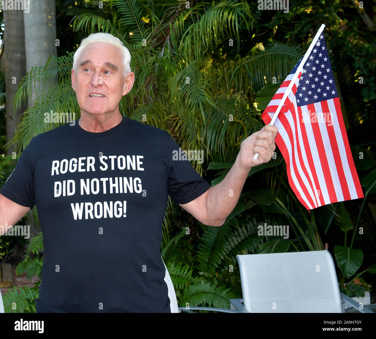 MIAMI, FL - FEBRUARY 06: (EXCLUSIVE COVERAGE) Trump ally Roger Stone ...