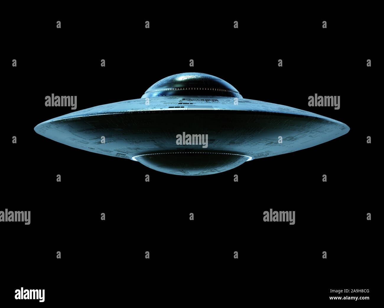 Unidentified flying object, illustration Stock Photo - Alamy