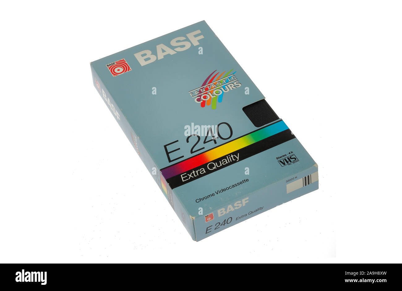 Stockholm, Sweden - November 12, 2019: One BASF VHS video cassette tape ...