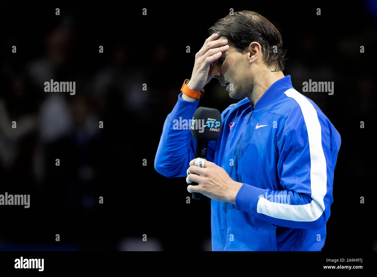 London, UK. 15th Nov 2019. Nitto ATP Tennis Finals; Rafael Nadal (Spain ...