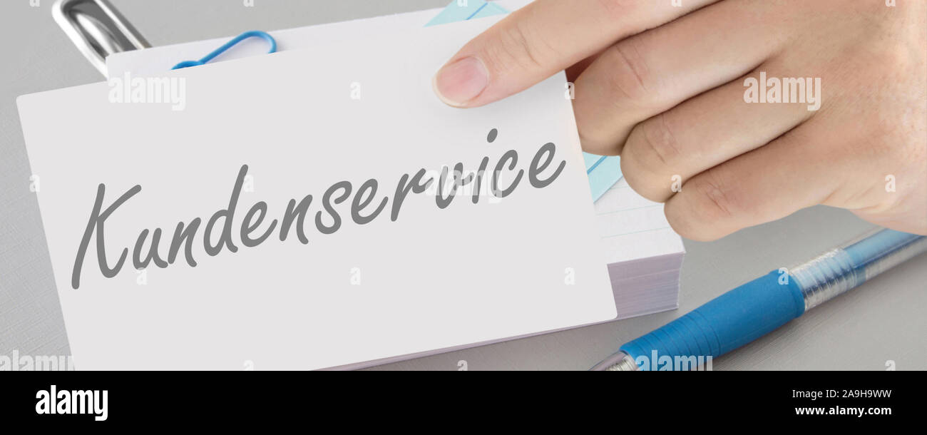 German customer card hi-res stock photography and images - Alamy