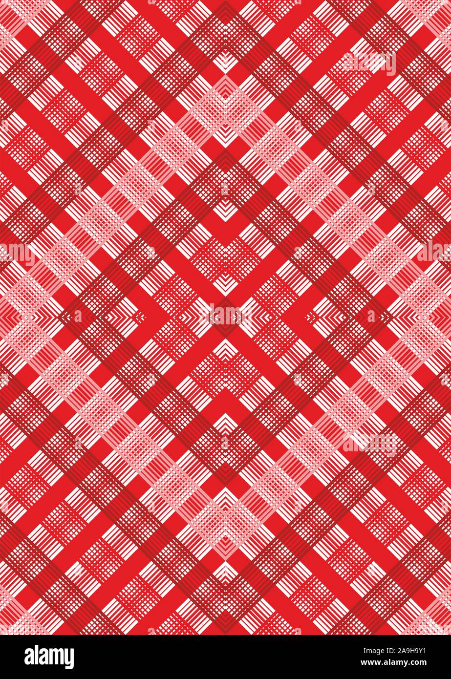 Plaid pattern. Template for clothing fabrics. Red Lumberjack. Seamless ...