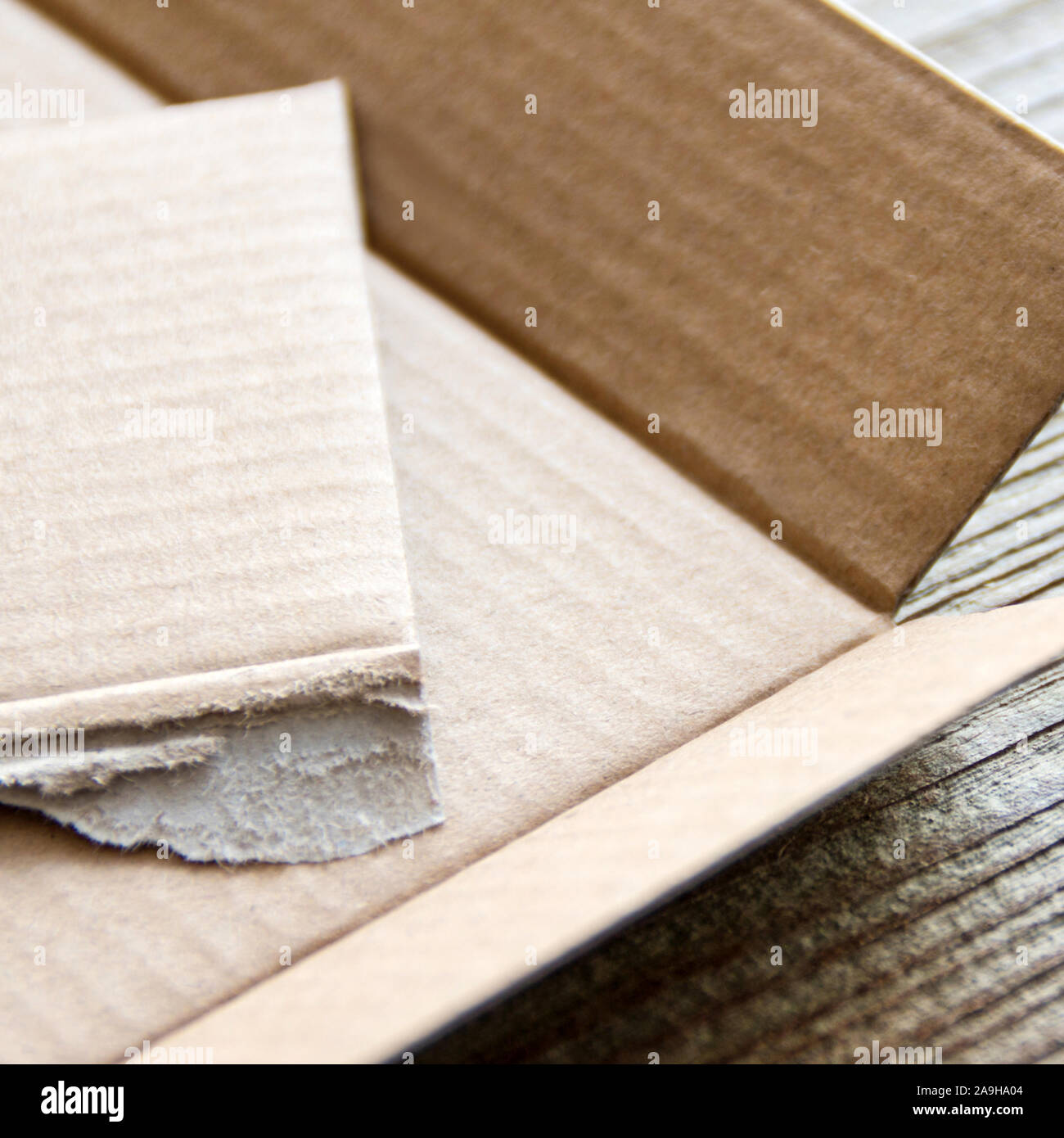 Cardboard boxes close up Stock Photo - Alamy