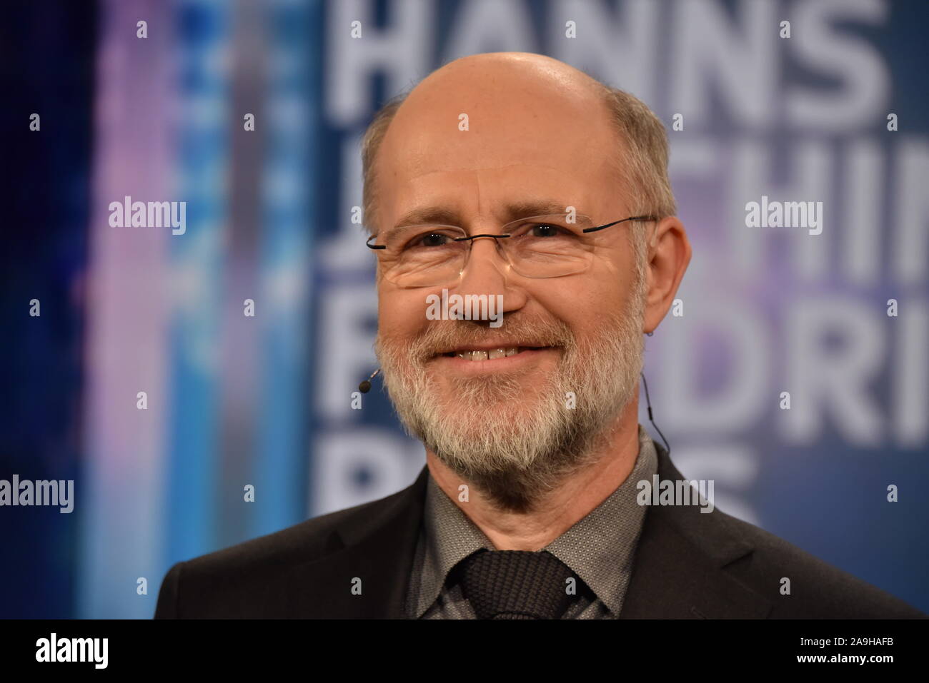 14 November 2019, North Rhine-Westphalia, Cologne: The journalist and ...