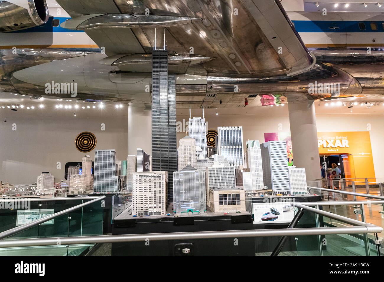 The Museum of Science and Industry, features 1,400 feet of winding ...