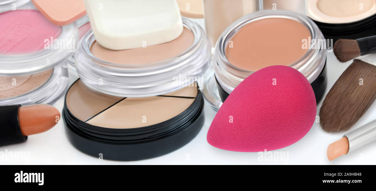 Make up products Stock Photo - Alamy
