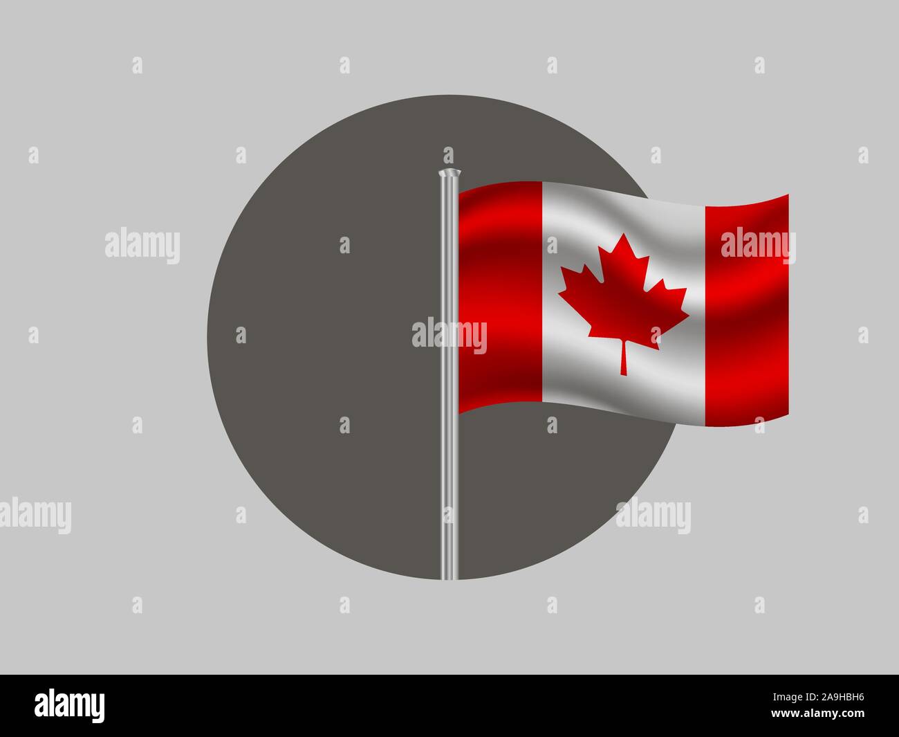 National flag of Canada. original colors and proportion. Simply vector ...