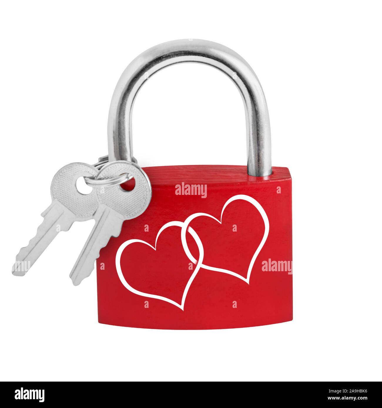 Couple love lock Cut Out Stock Images & Pictures - Alamy