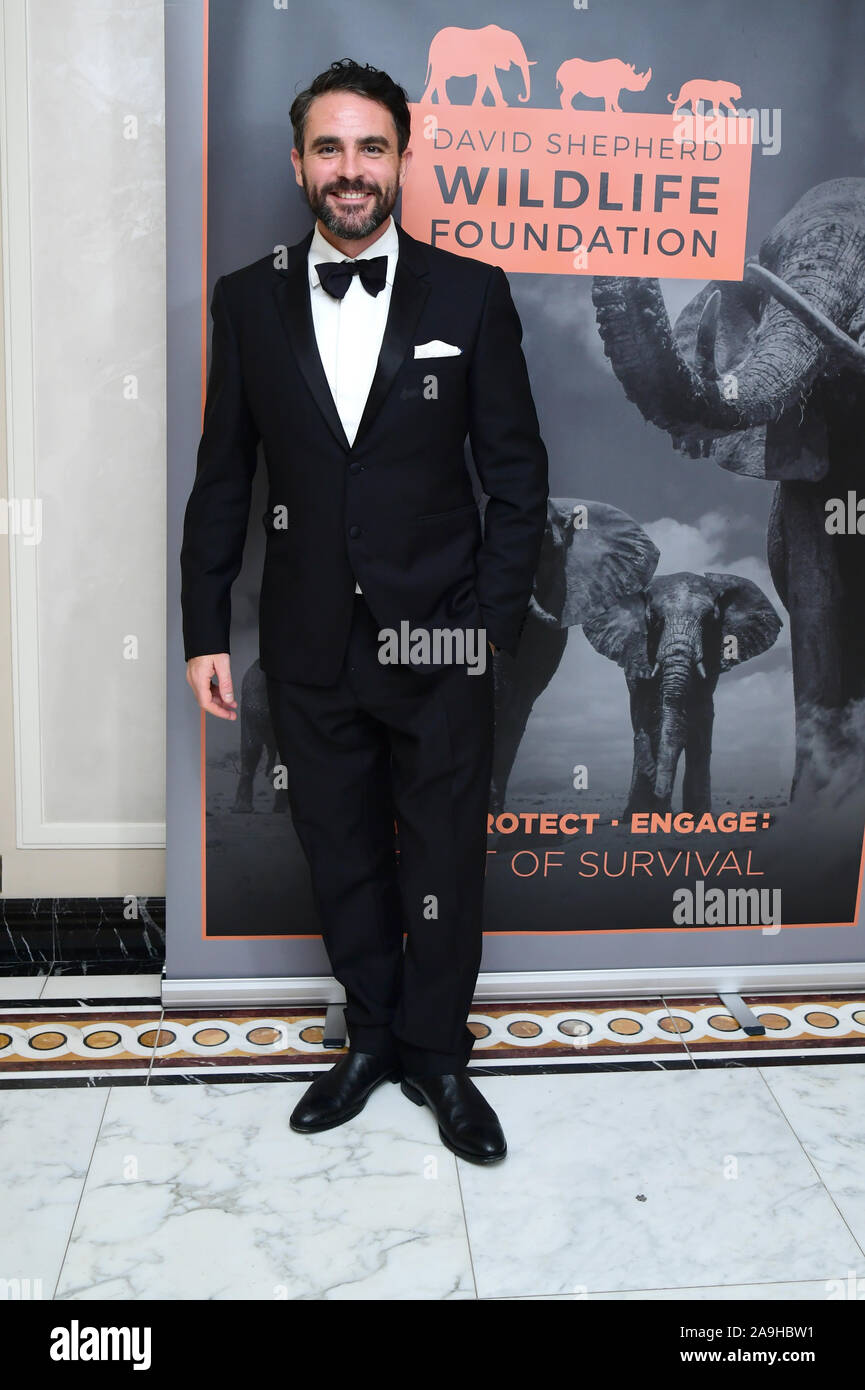 Levison Wood arriving at the Wildlife Ball fundraiser at the Dorchester ...