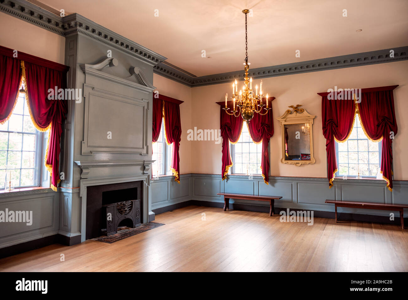 Interior of inaugural ballroom Stock Photo - Alamy