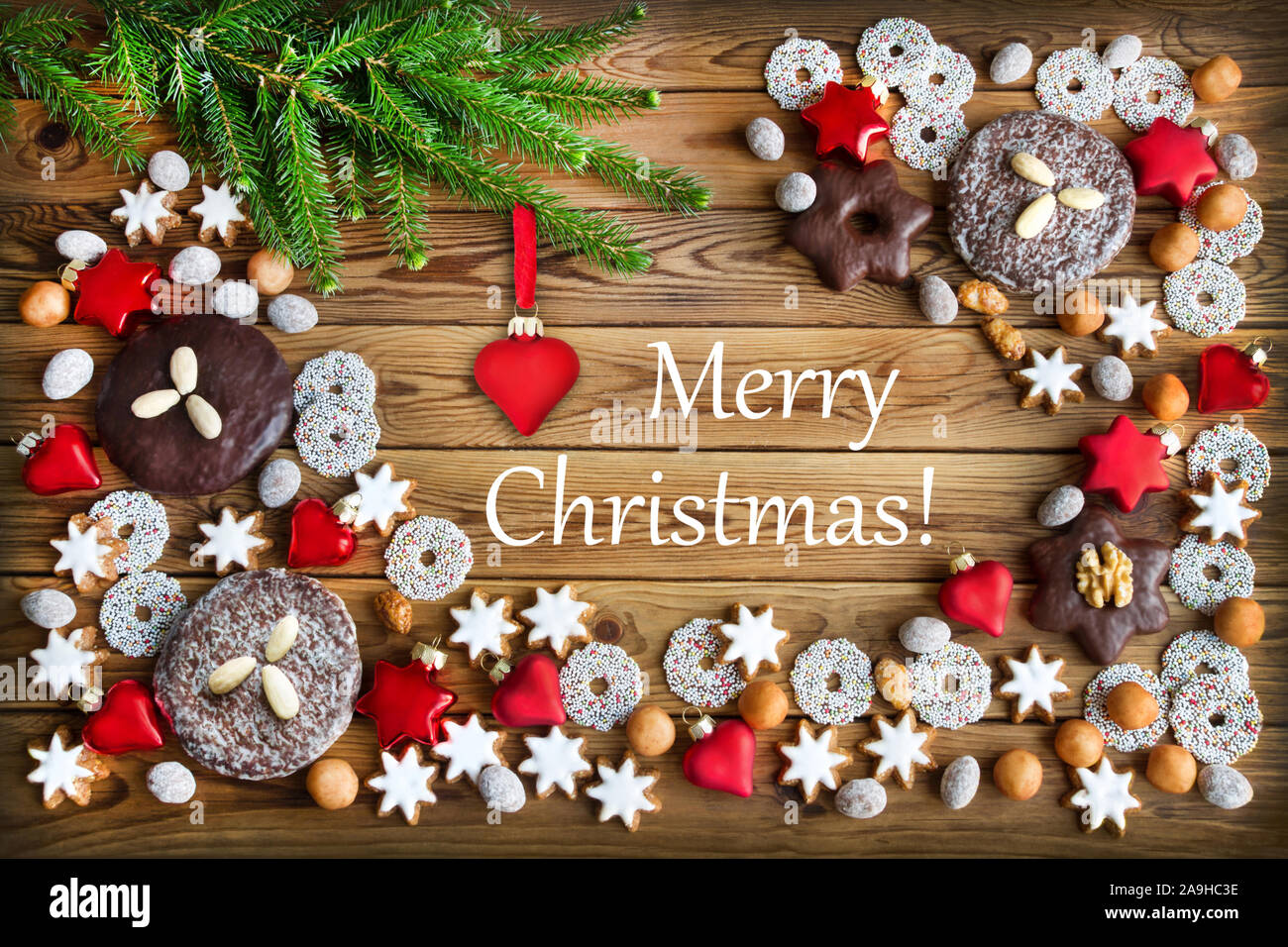 Merry Christmas! - Sweets and Cake Stock Photo - Alamy