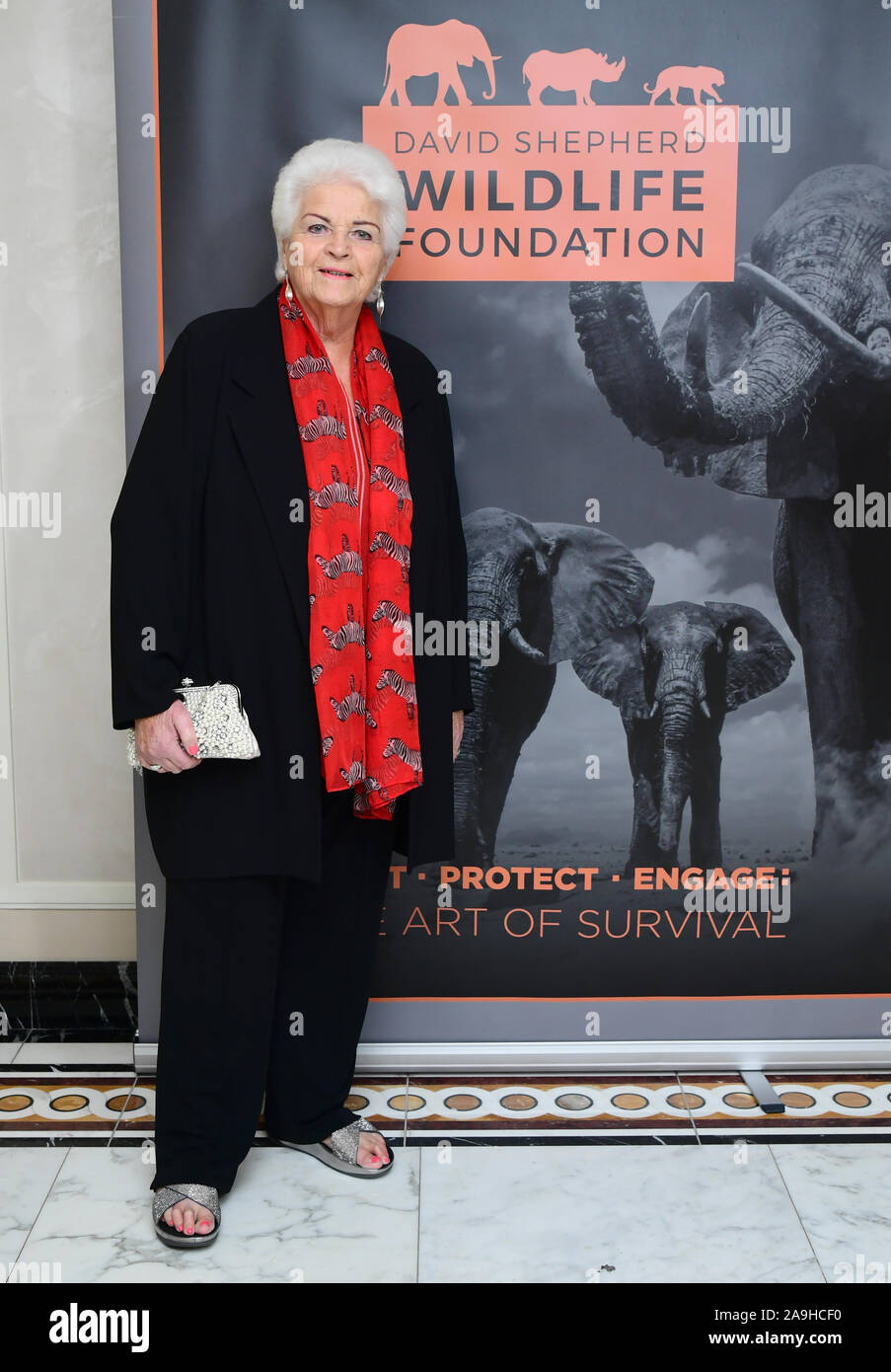 Pam St Clement arriving at the Wildlife Ball fundraiser at the ...