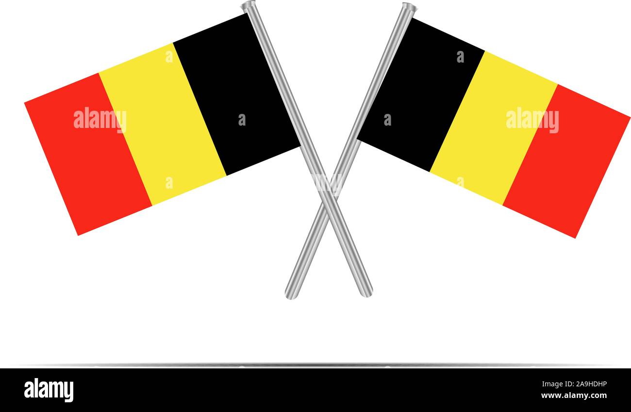 National flag of Kingdom of Belgium . original colors and proportion ...