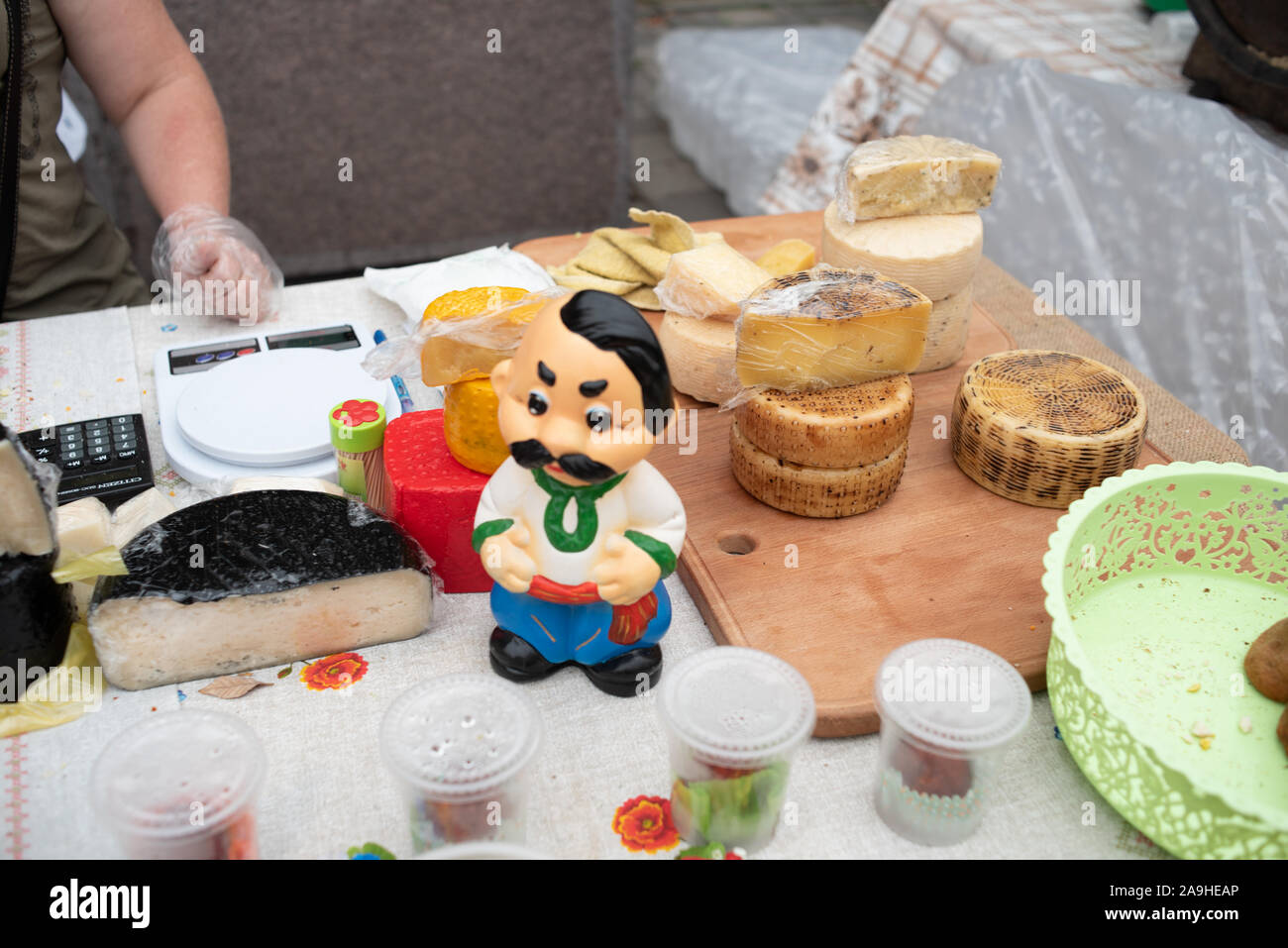 Various fast food. Festival of Street Food, Oktoberfest. Street Food ...