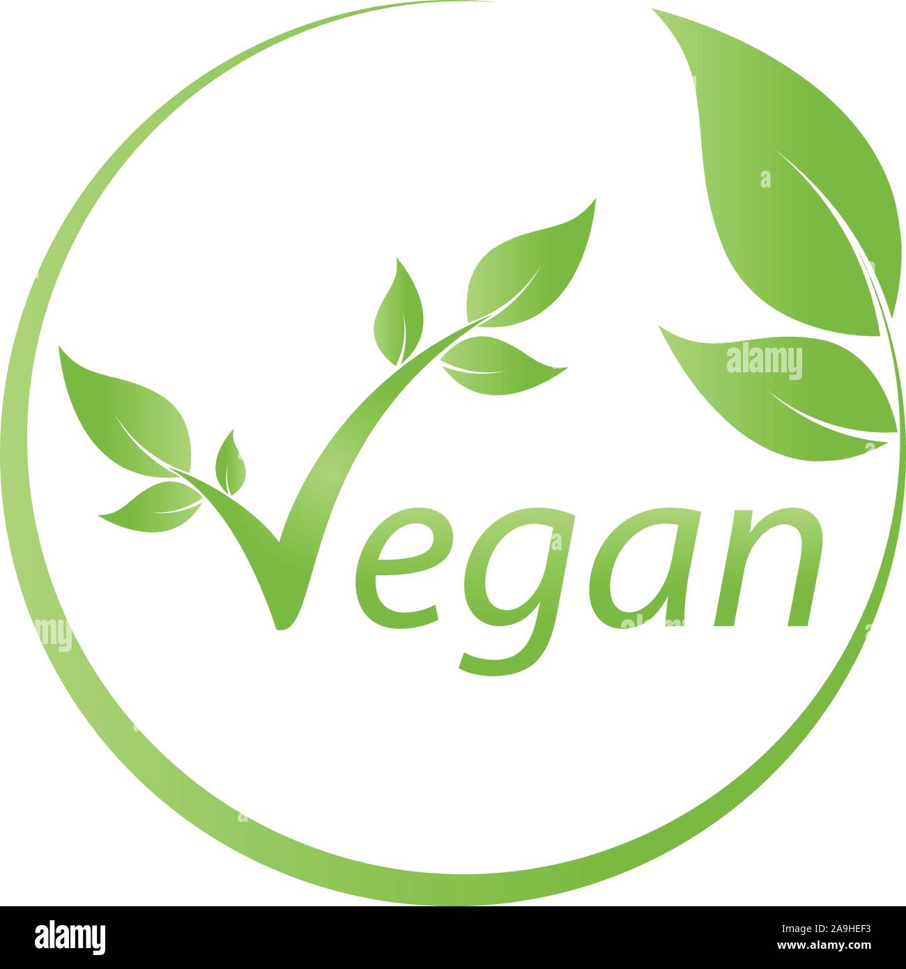Vegetarian symbol, leaves, vegan, logo Stock Vector Image & Art - Alamy