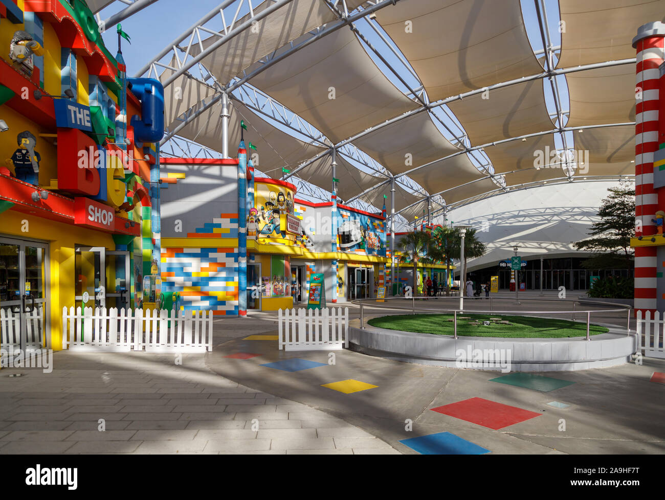 DUBAI, UAE, JANUARY 09, 2019: Shop and areas for families with children ...