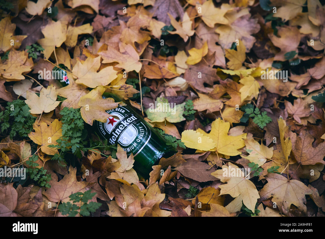 Fallen bottle hi-res stock photography and images - Alamy